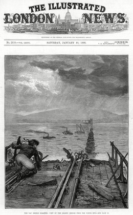 Tay Bridge Disaster View Broken Bridge Editorial Stock Photo - Stock ...
