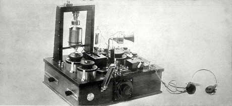 Wireless Telephone Transmitter Receiver 1919 Produced Editorial Stock ...
