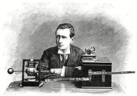 This Portrait Italian Inventor Marconi Born Editorial Stock Photo ...