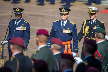 Military award ceremony, The Hague, Netherlands - 31 Aug 2018 Stock ...