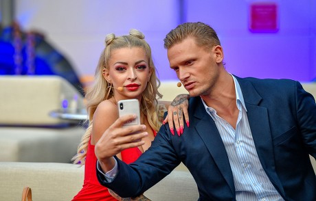 Katja Krasavice Pascal Behrenbruch Beim Finale Editorial Stock Photo ...