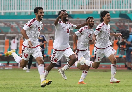 United Arab Emirates Team Members Celebrate Editorial Stock Photo ...