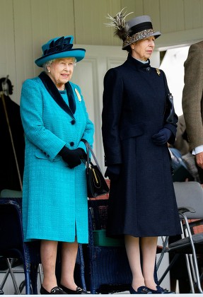 Queen Elizabeth Ii Princess Anne Editorial Stock Photo - Stock Image ...
