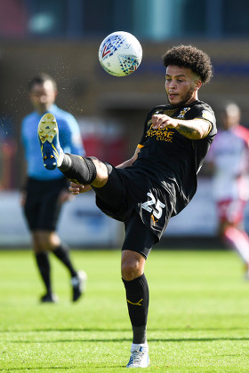 Danny Newton Stevenage Lines Header On Editorial Stock Photo - Stock ...