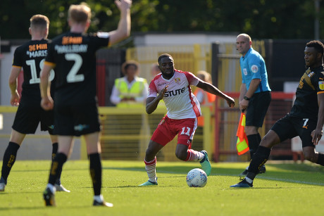 Emmanuel Sonupe Stevenage During Stevenage Vs Editorial Stock Photo ...