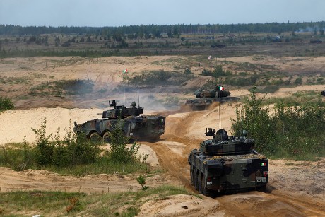 Italian Soldiers Their Armoured Infantry Fighting Editorial Stock Photo ...