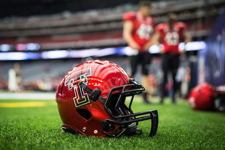 Texas Tech Helmet Sits On Field Editorial Stock Photo - Stock Image ...