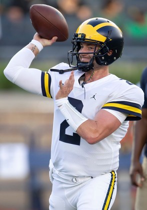 Michigan Quarterback Dylan Mccaffrey 10 Passes Editorial Stock Photo ...