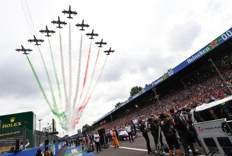 Italian Air Forces Aerobatic Demonstration Team Editorial Stock Photo ...