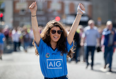Dublin Vs Tyrone Dublin Supporter Cara Editorial Stock Photo - Stock ...