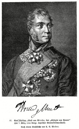 Karl Philipp Furst Von Wrede German Editorial Stock Photo - Stock Image ...