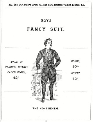 Our Boys Clothing Company Advertisement Fancy Editorial Stock Photo ...