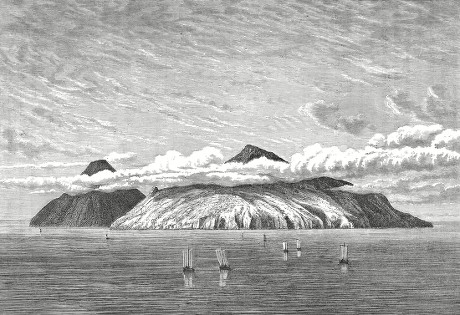 Paramushir Volcanic Island Kuril Islands Sea Editorial Stock Photo ...