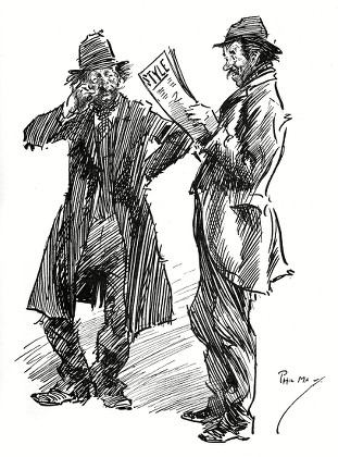 Two Extremely Ragged Men Reading Smart Editorial Stock Photo - Stock ...