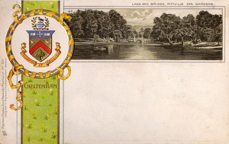Coat Arms Cheltenham Gloucestershire Lake Bridge Editorial Stock Photo ...