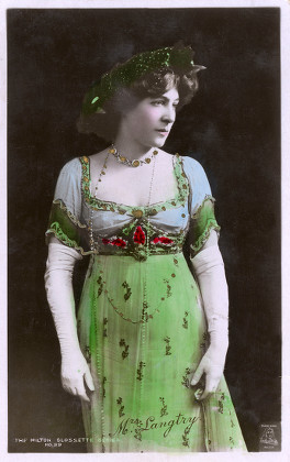 Portrait Mrs Lillie Langtry 18521929 Born Editorial Stock Photo - Stock ...