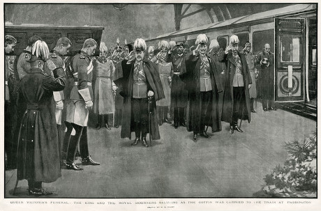 Queen Victorias Funeral King Edward Vii Editorial Stock Photo - Stock ...