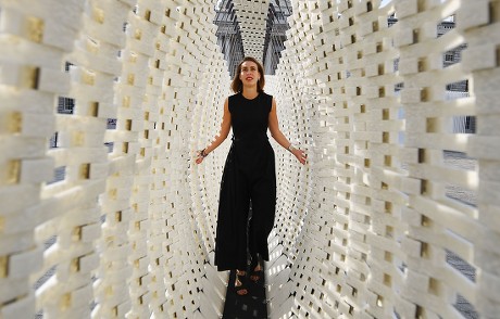 Greek Designer Curator Nassia Inglessis Studio Editorial Stock Photo ...