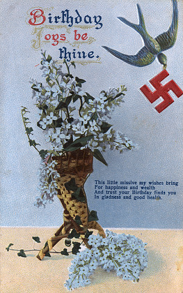 Good Luck Birthday Greetings Postcard Featuring Editorial Stock Photo ...