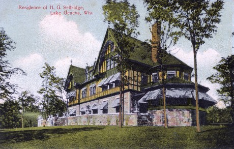 Residence Harry Gordon Selfridge 18581947 Lake Editorial Stock Photo ...