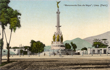 Dos De Mayo Monument Commemorating Battle Editorial Stock Photo - Stock ...