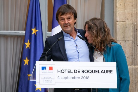 Nicolas Hulot Wife Isabelle Patissier Editorial Stock Photo - Stock ...
