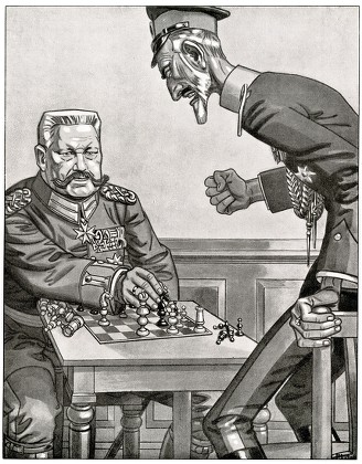Ww1 German Illustration Showing Paul Von Editorial Stock Photo - Stock ...