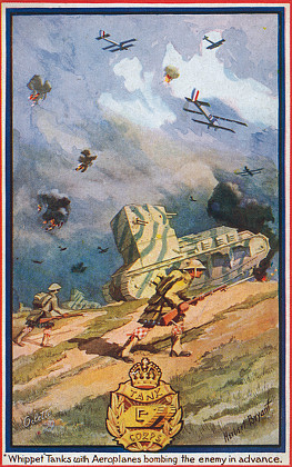 Ww1 Tank Corps Whippet Tanks Air Editorial Stock Photo - Stock Image ...