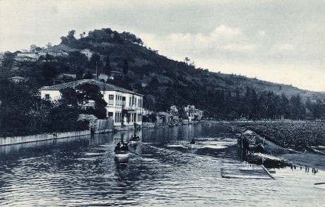 Istanbul Turkey Rowing On Sweet Waters Editorial Stock Photo - Stock ...