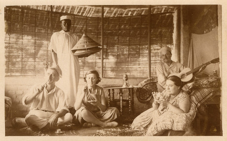 Colonial Tea Party Three Privileged People Editorial Stock Photo ...