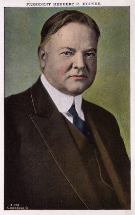 31st Us President Herbert Clark Hoover Editorial Stock Photo - Stock ...