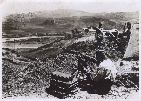 Rif War Frenchmoroccan Machine Gun Post Editorial Stock Photo - Stock ...