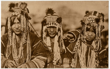 Myanmar Women Akha Tribe Traditional Headdresses Editorial Stock Photo ...