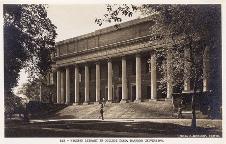 Harry Elkins Widener Memorial Library College Editorial Stock Photo ...