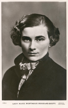 Lady Alice Montagudouglasscott Later Duchess Gloucester Editorial Stock ...