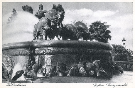 Gefion Fountain Large Fountain On Harbour Editorial Stock Photo - Stock ...