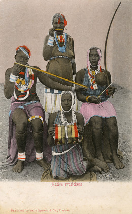 South Africa Native Musicians Playing Uhadi Editorial Stock Photo ...