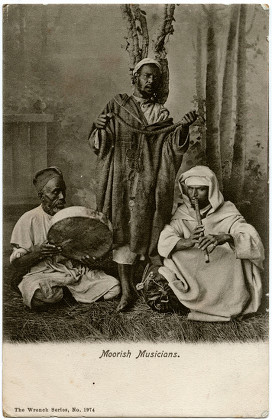 Moorish Musicians Snake Charmer Morocco Seated Editorial Stock Photo ...