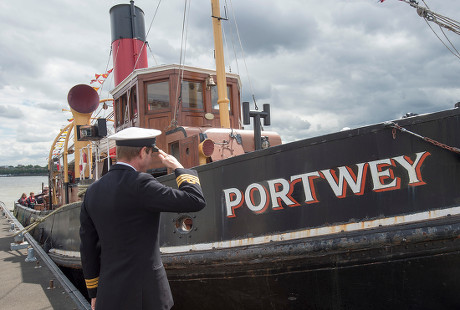 Last Steam Tug Receives Royal Navy Editorial Stock Photo - Stock Image ...