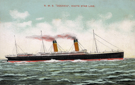Rms Oceanic One Greatest White Star Editorial Stock Photo - Stock Image ...