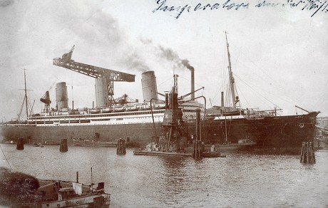 Ss Imperator Transatlantic Ocean Liner Hamburgamerica Editorial Stock ...