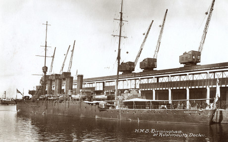 Hms Birmingham British Light Cruiser Seen Editorial Stock Photo - Stock ...