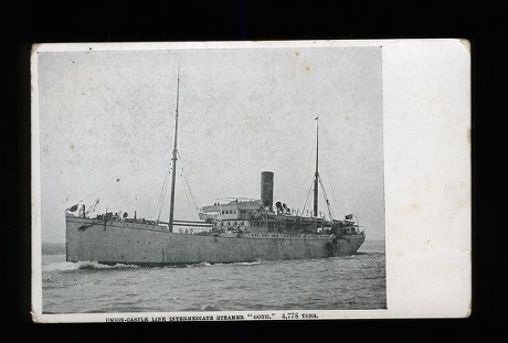 Ss Goth Union Castle Line Intermediate Editorial Stock Photo - Stock ...