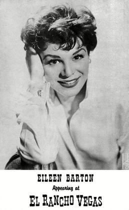 American Singer Eileen Barton 19242006 Pictured Editorial Stock Photo ...