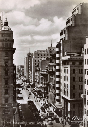 Aerial View Commissioner Street Johannesburg Transvaal Editorial Stock ...