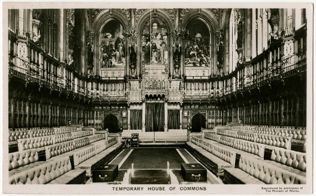 Temporary House Commons Occupying House Lords Editorial Stock Photo ...