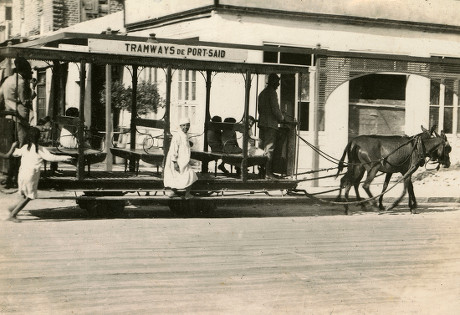 Muledrawn Street Car Port Said Egypt Editorial Stock Photo - Stock ...