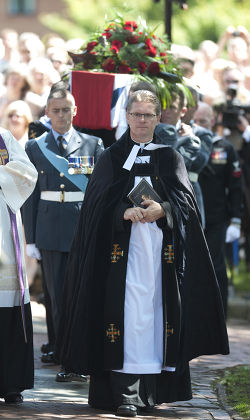 Father Robert Chavner Walks Front Coffin Editorial Stock Photo - Stock ...