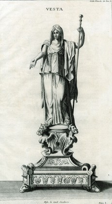 Greekroman Virgin Goddess Hearth Custodian Sacred Editorial Stock Photo ...