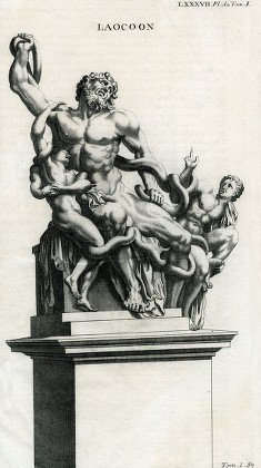 Laocoon Priest Apollo Troy Strangled Together Editorial Stock Photo ...